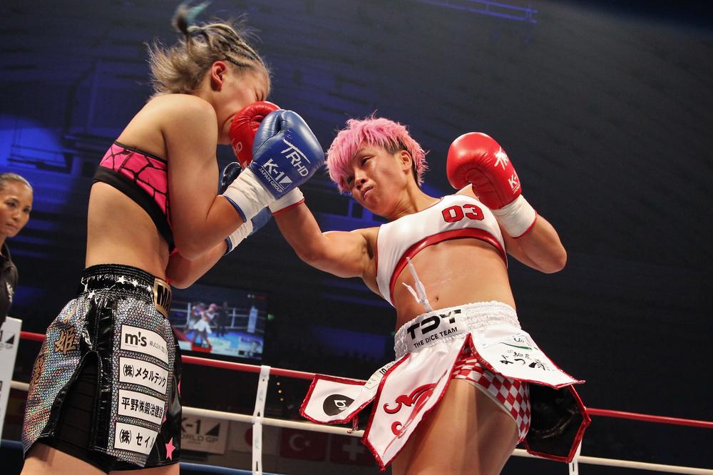 【K-1】電撃参戦のMIOを女王KANAが歓迎、直接対決については「戦う機会があれば戦うのかなと思います」 - ゴング格闘技