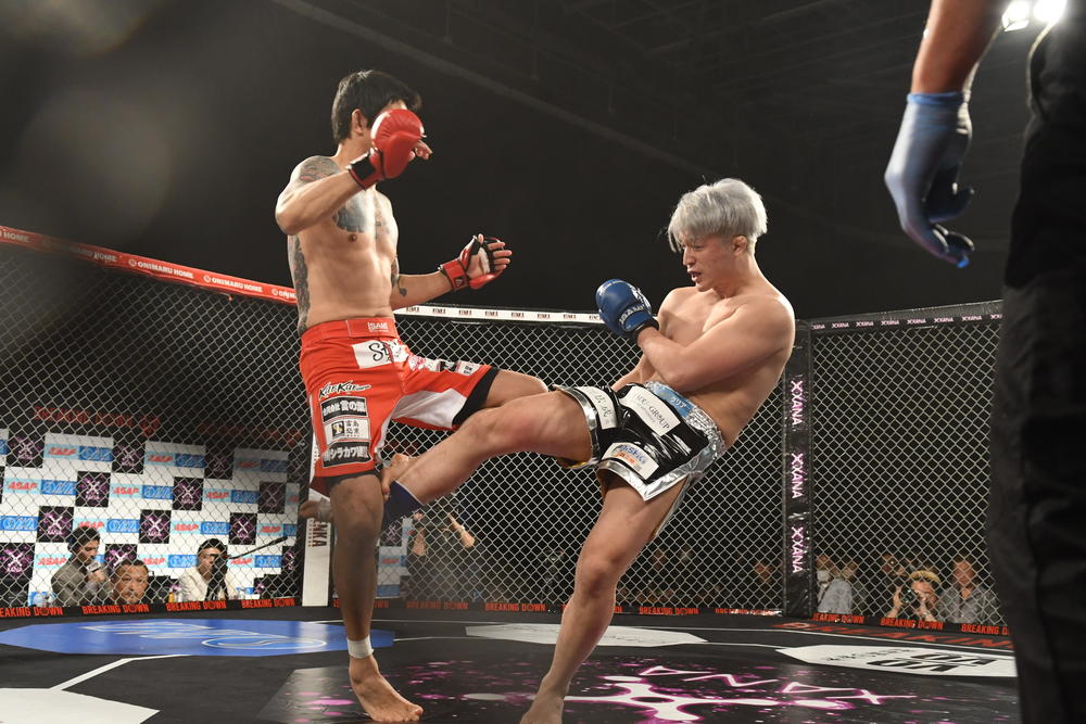 【BreakingDown】朝倉未来「全体を通してけっこう満足」、因縁の再戦はジョリーが啓之輔に辛勝、元Krushの冨澤大智が空手世界王者を破る、朝倉海の弟子・信原が成長を見... - ゴング格闘技