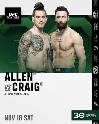 UFC Fight Night: Allen vs. Craig - ゴング格闘技